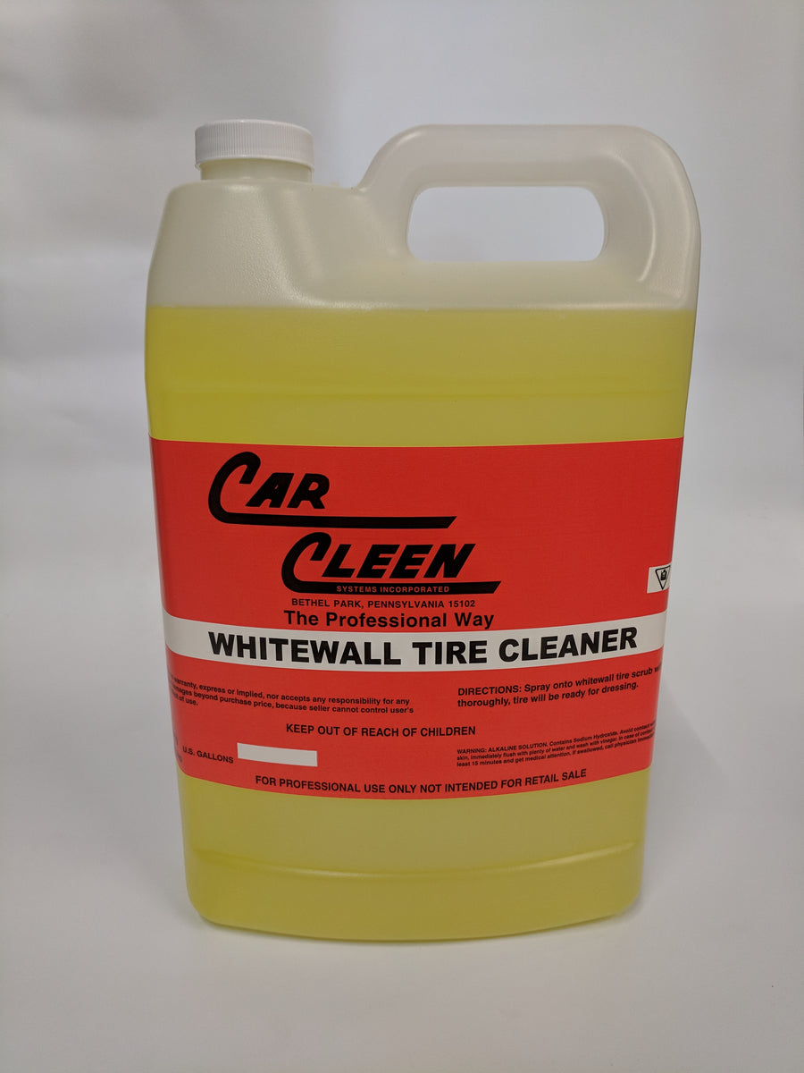 Whitewall Wheel and Tire Cleaner (1 gal) – Car Cleen Systems